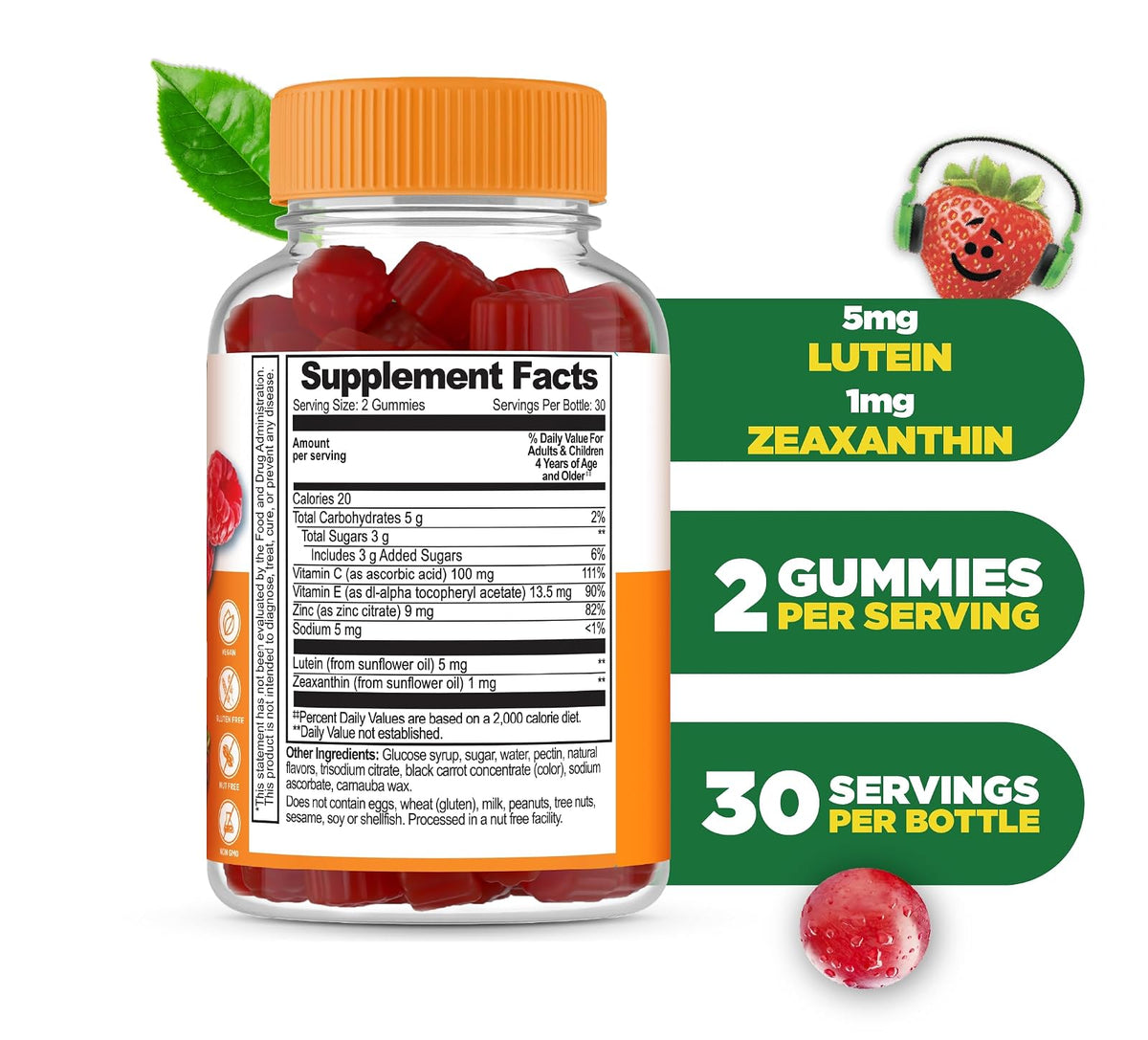 Zeaxanthin gummies for better vision