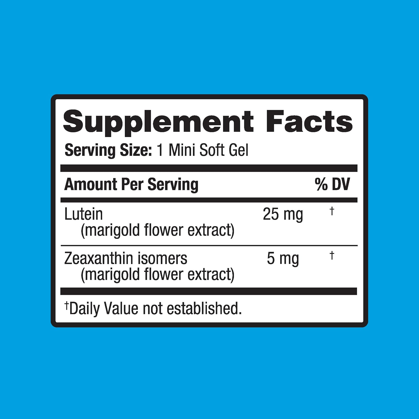 zeaxanthin supplements for vision