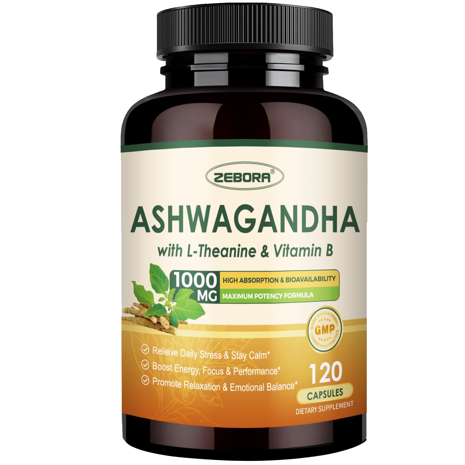 ZEBORA Ashwagandha 1000 mg capsules
