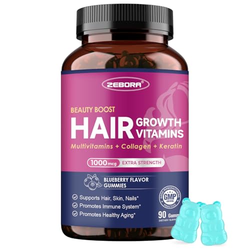 ZEBORA biotin gummies for hair growth