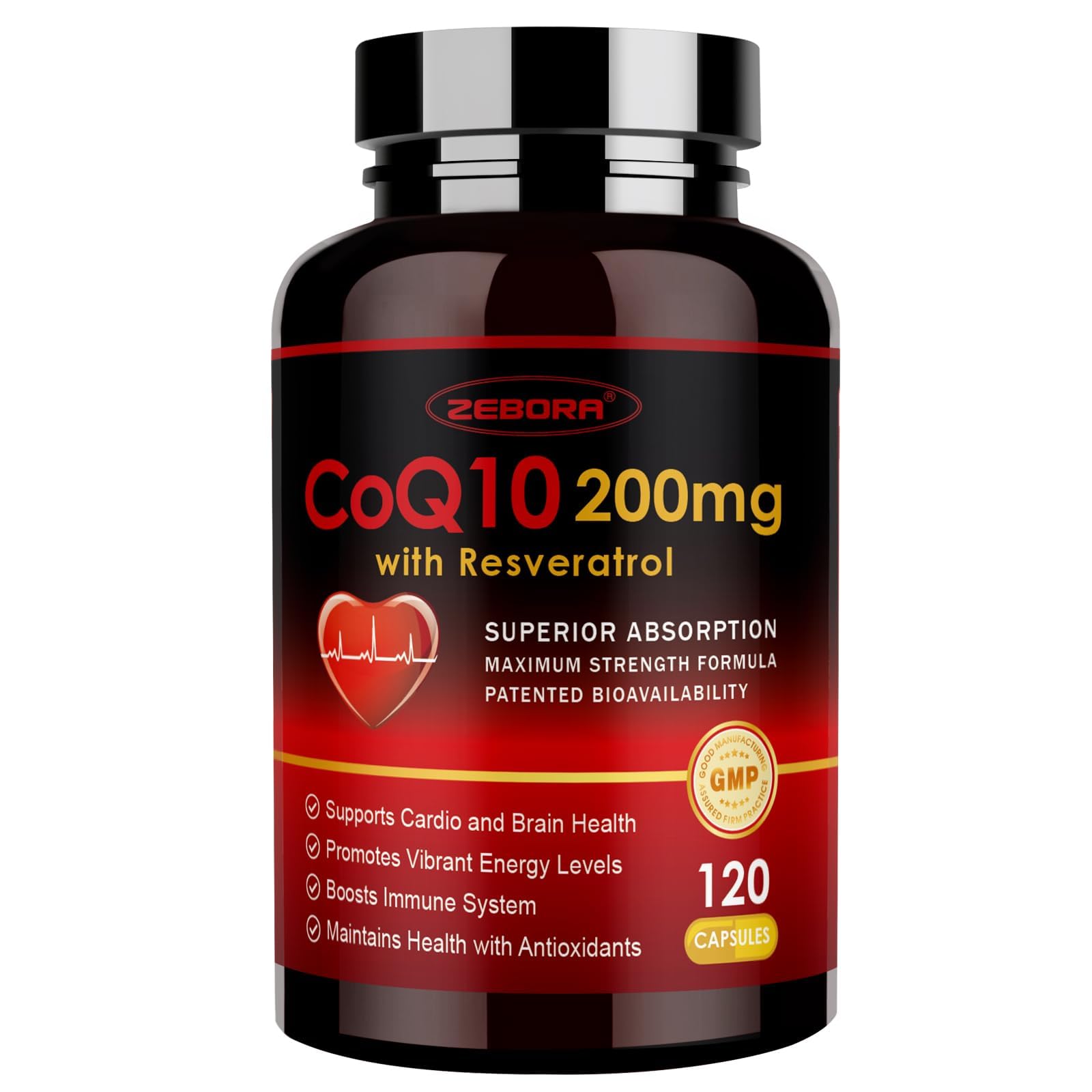 ZEBORA CoQ10 200 mg capsules