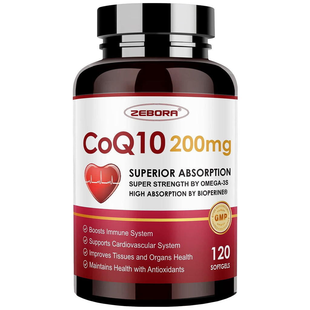 ZEBORA CoQ10 200 mg softgels