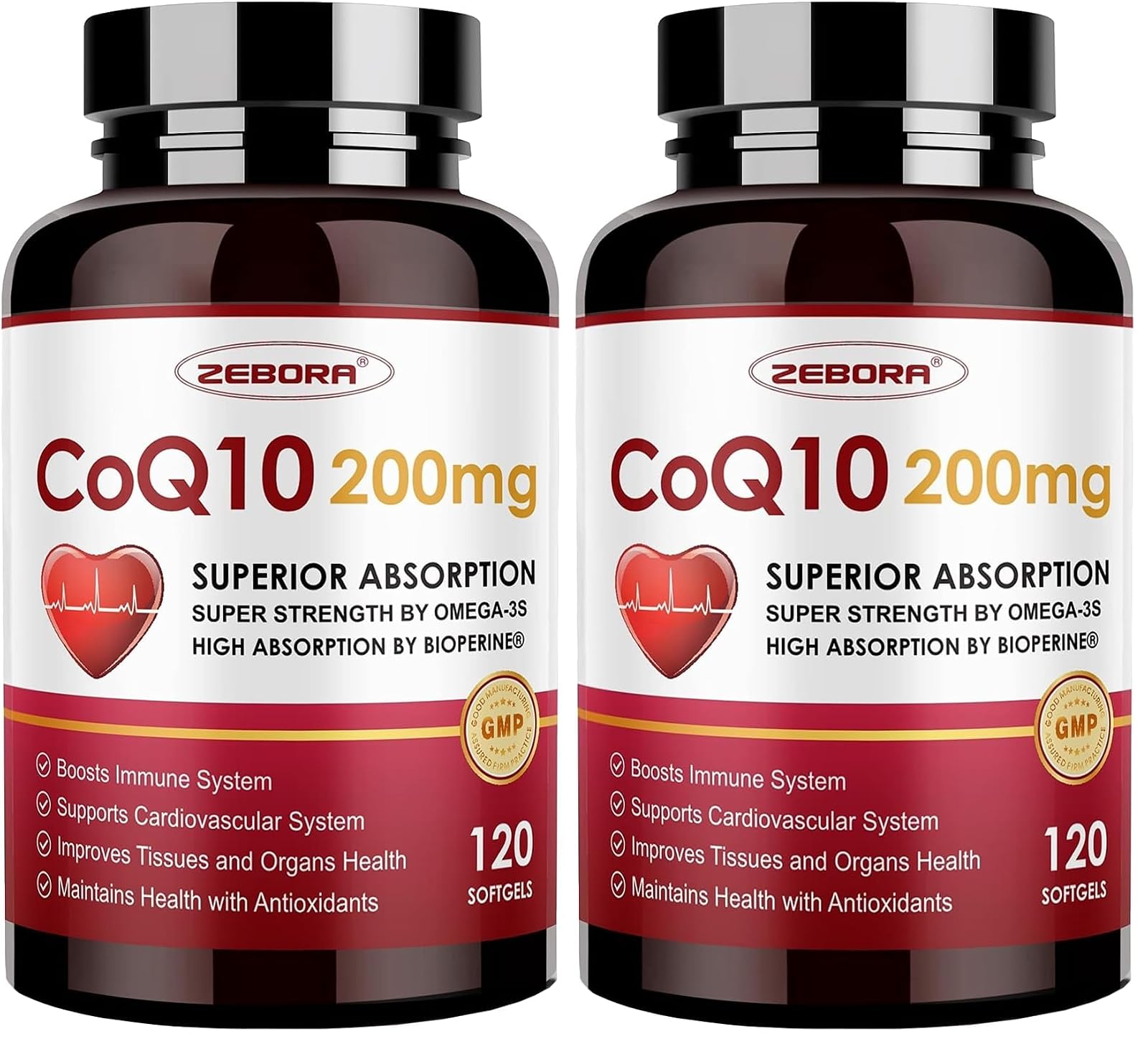 ZEBORA CoQ10 200 mg softgels