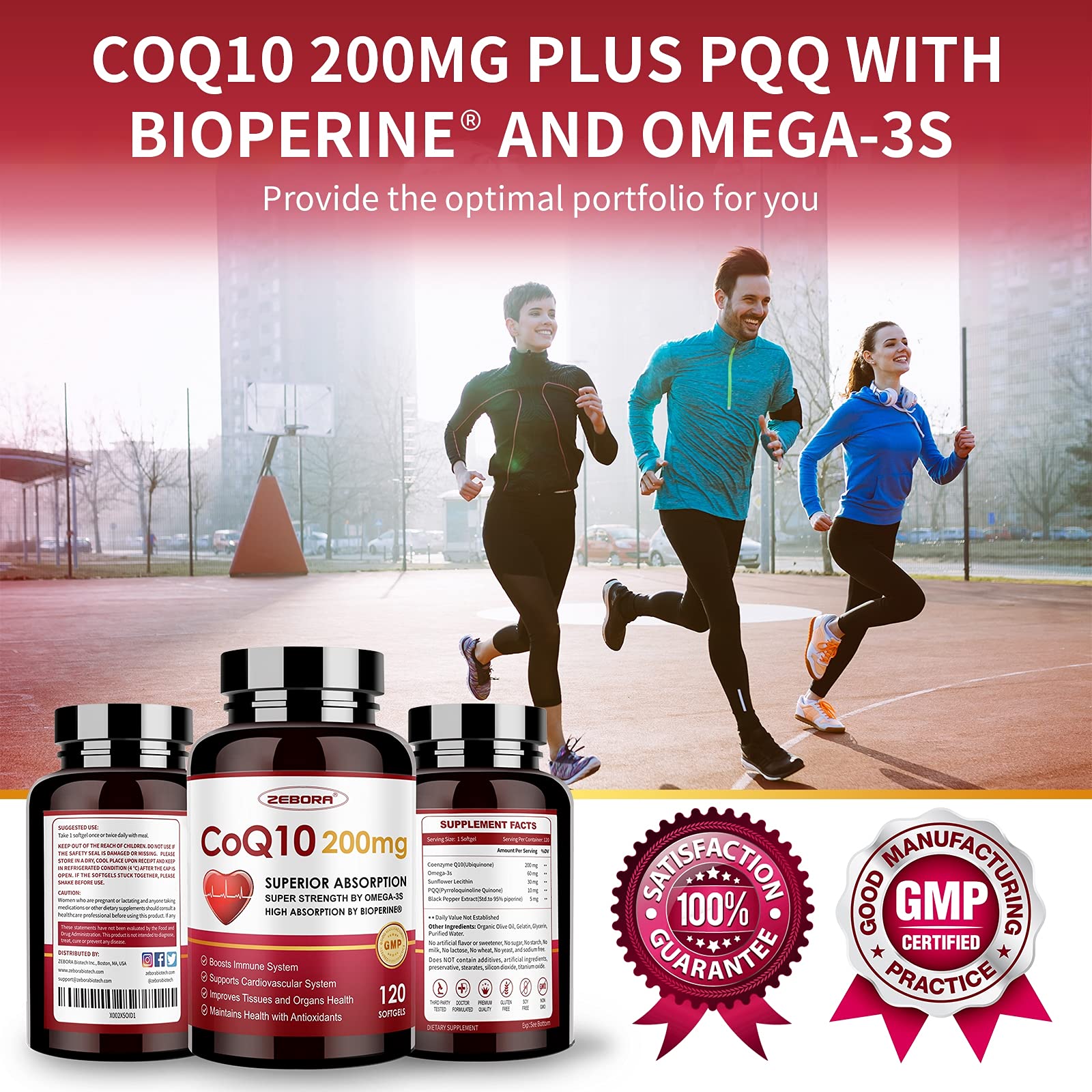 ZEBORA CoQ10 for overall wellness
