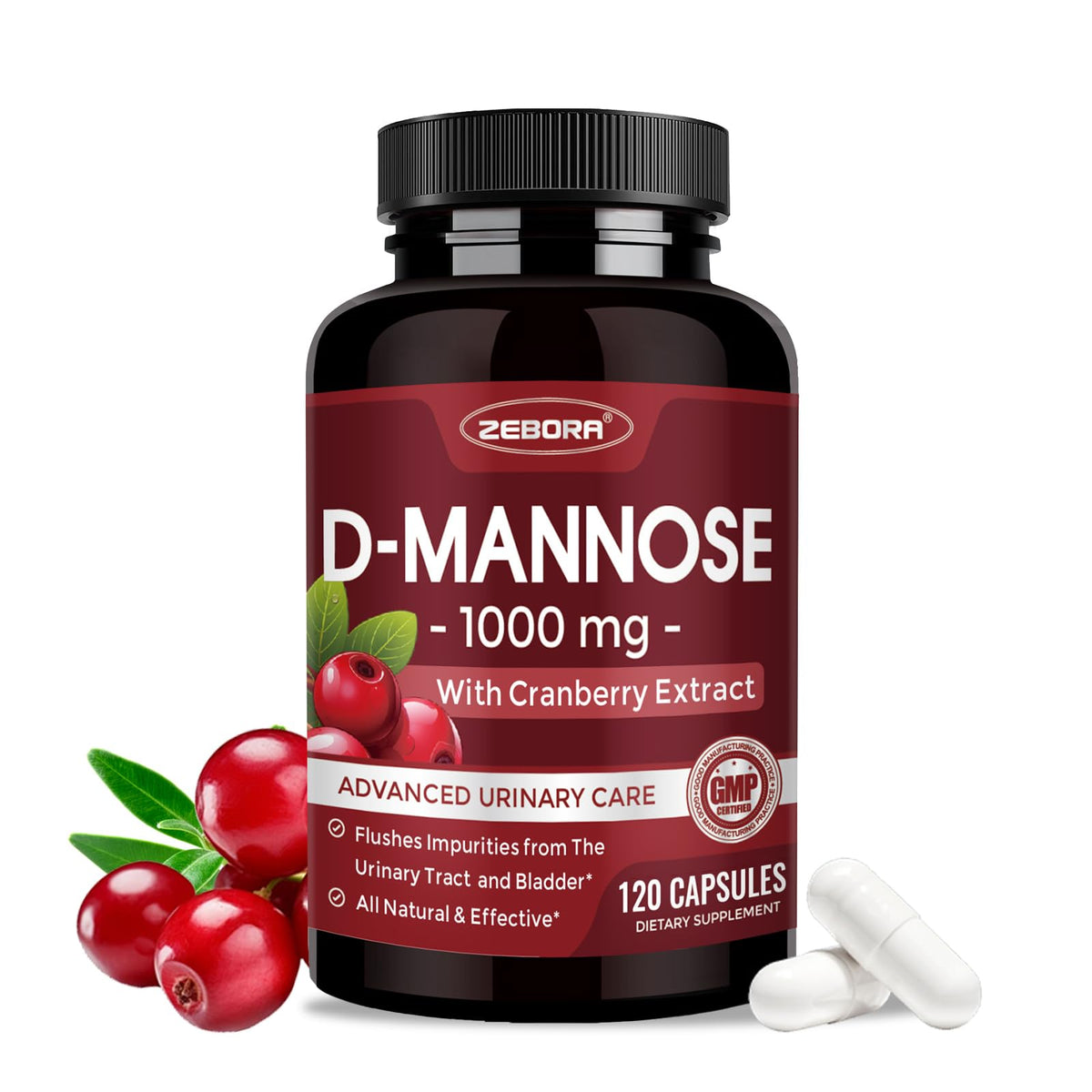 ZEBORA D-Mannose herbal supplement