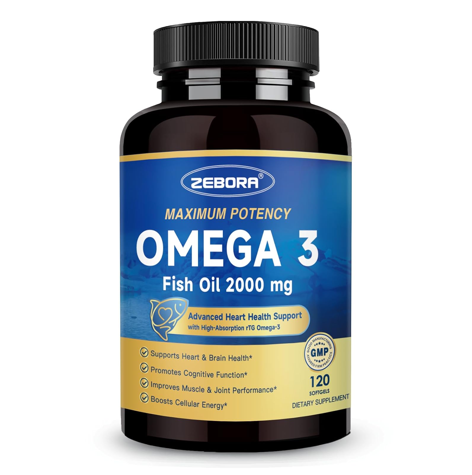 ZEBORA fish oil 2000 mg softgels