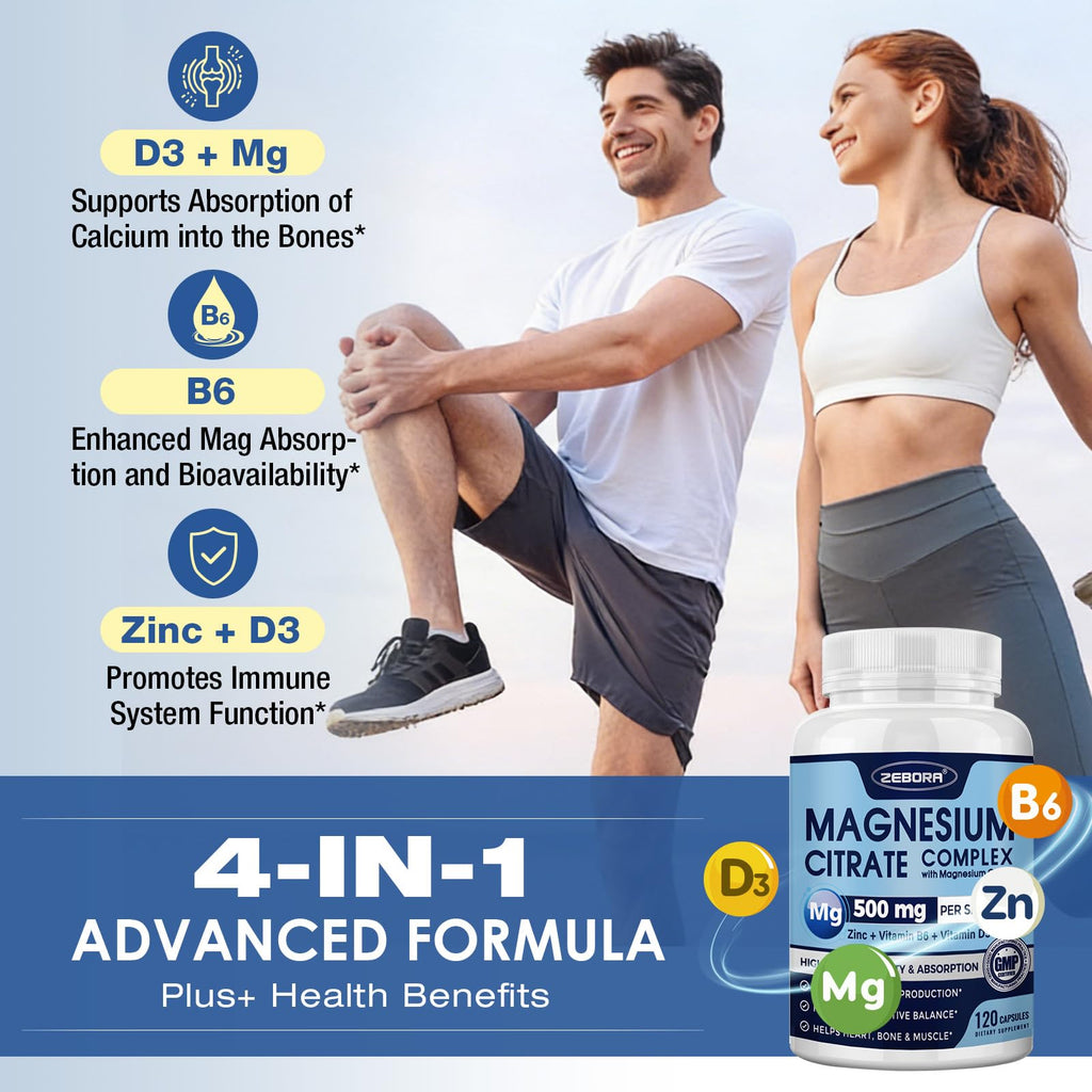 ZEBORA magnesium capsules for muscle health
