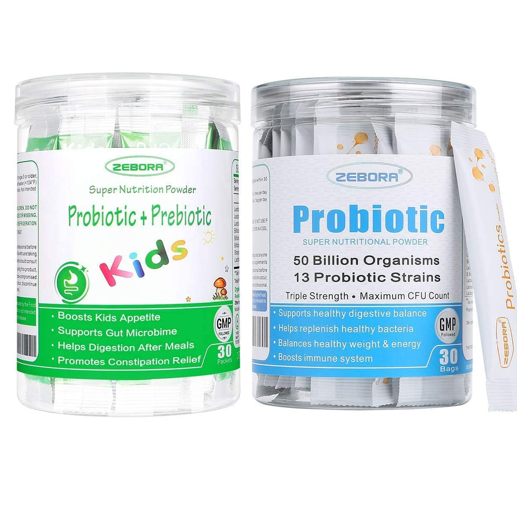 ZEBORA probiotics powder for gut health