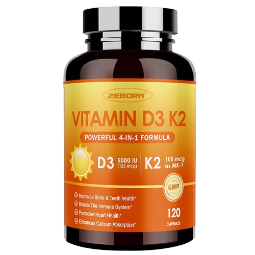 ZEBORA Vitamin D3 K2 benefits