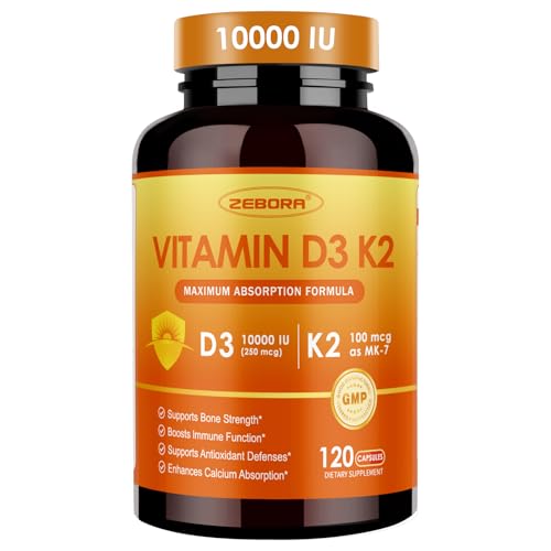 ZEBORA vitamin D3 K2 capsules