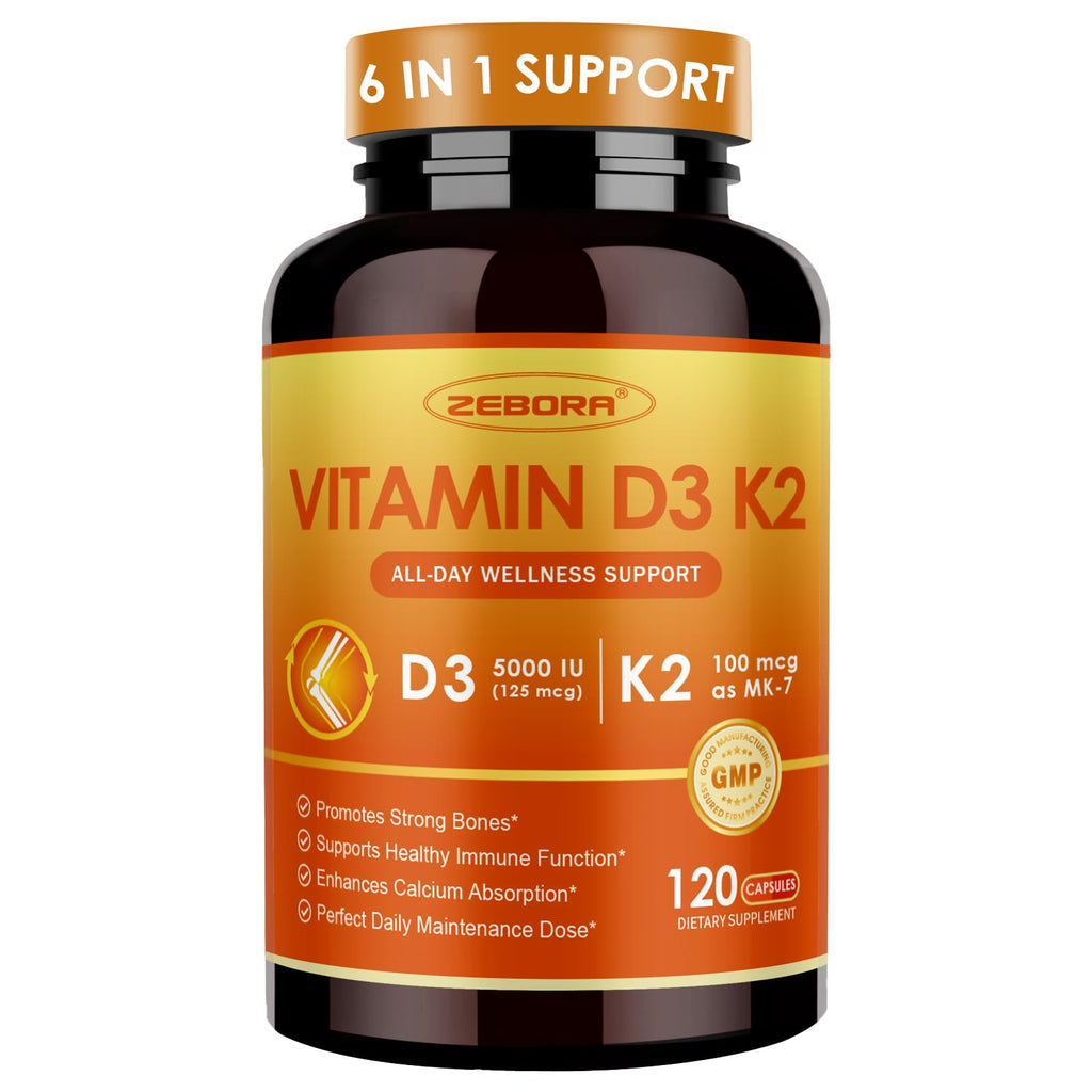 ZEBORA Vitamin D3 K2 capsules