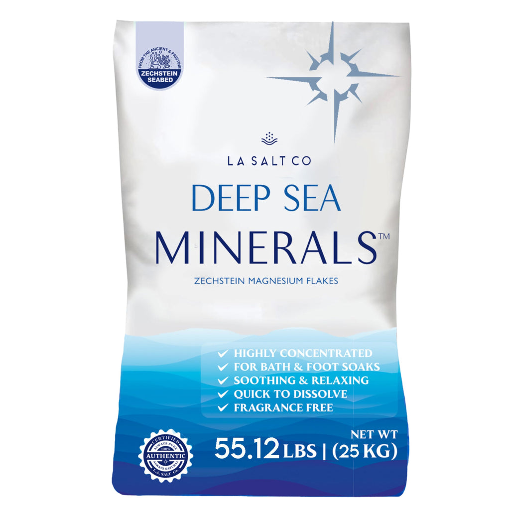 Zechstein magnesium flakes for baths