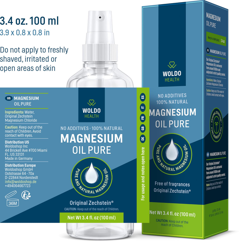 Zechstein magnesium oil for skin hydration