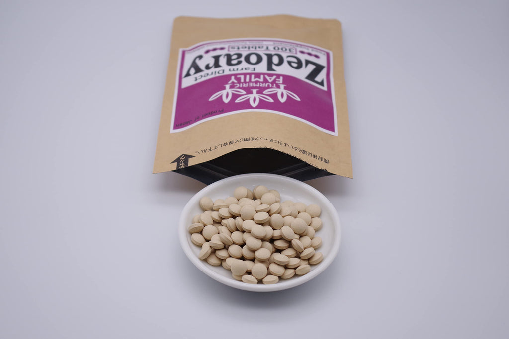 Zedoary tablets with black pepper