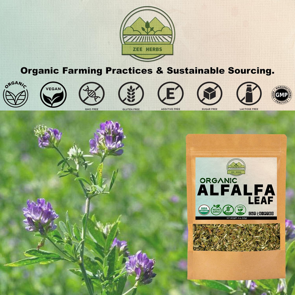 ZeeHERBS alfalfa leaf for healthy lifestyle