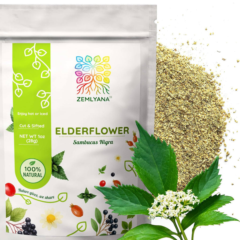 ZEMLYANA dried elderflower tea benefits