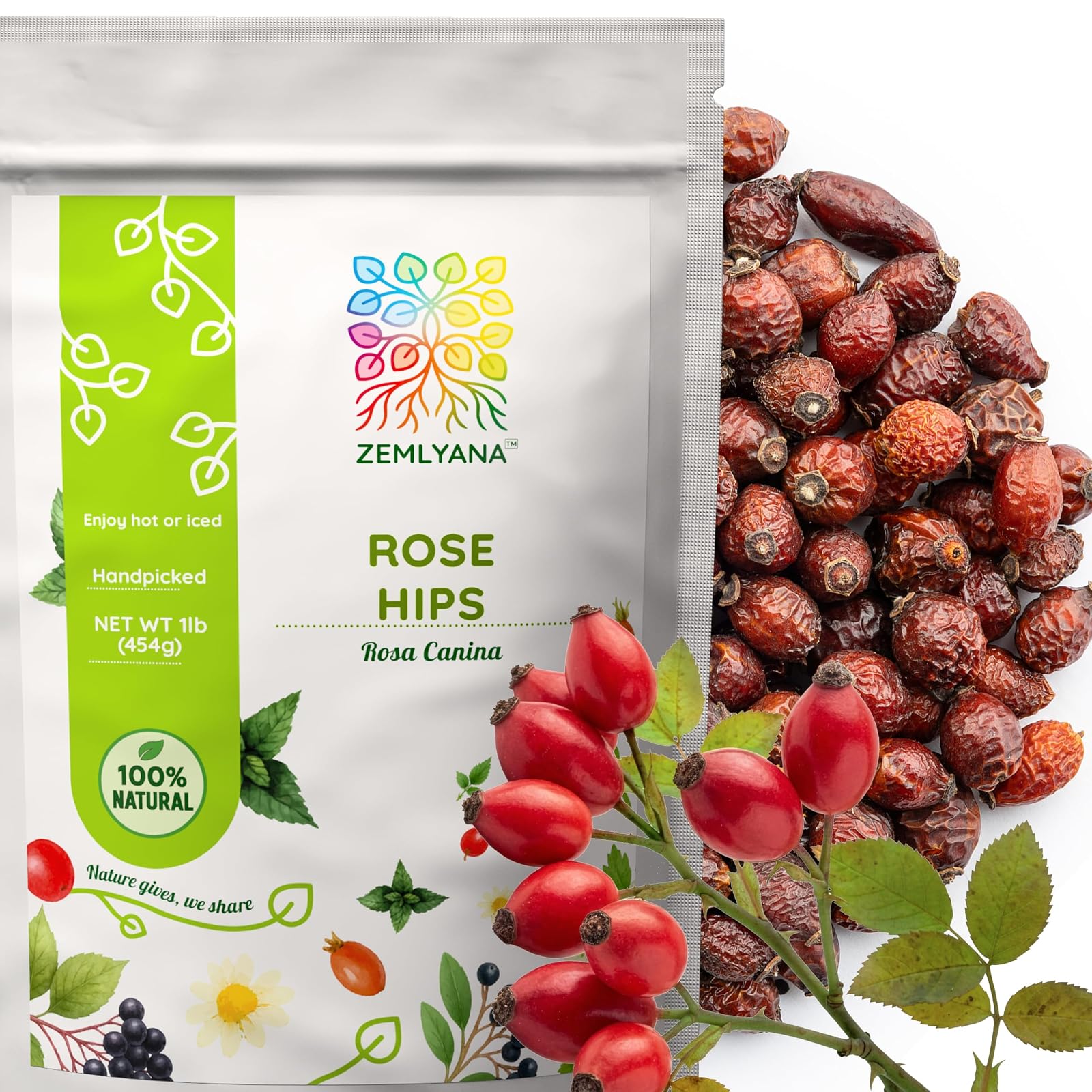 ZEMLYANA dried rose hips tea