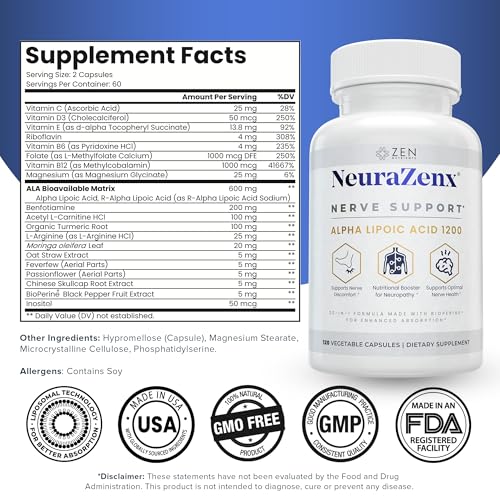 Zen Nutrients NeuraZenX capsules benefits
