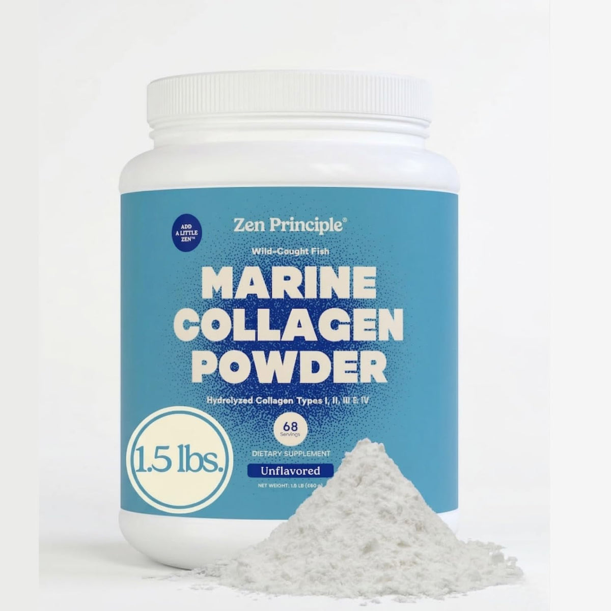 Zen Principle marine collagen peptides powder