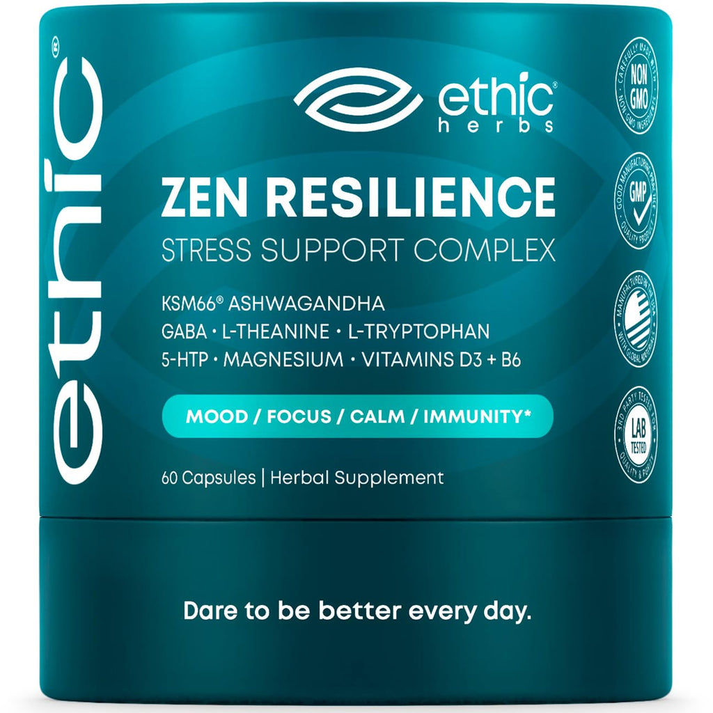 Zen Shield ashwagandha stress relief capsules