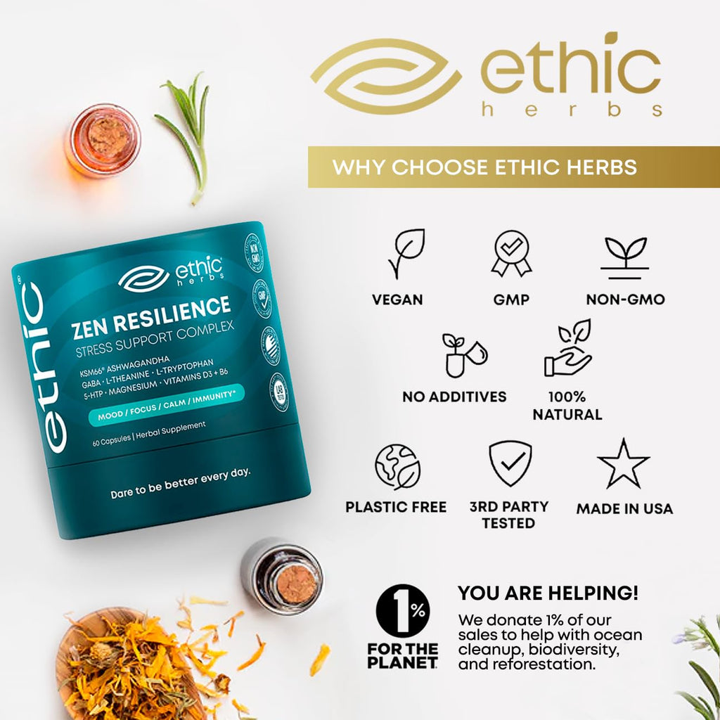 Zen Shield blended supplements for daily wellness