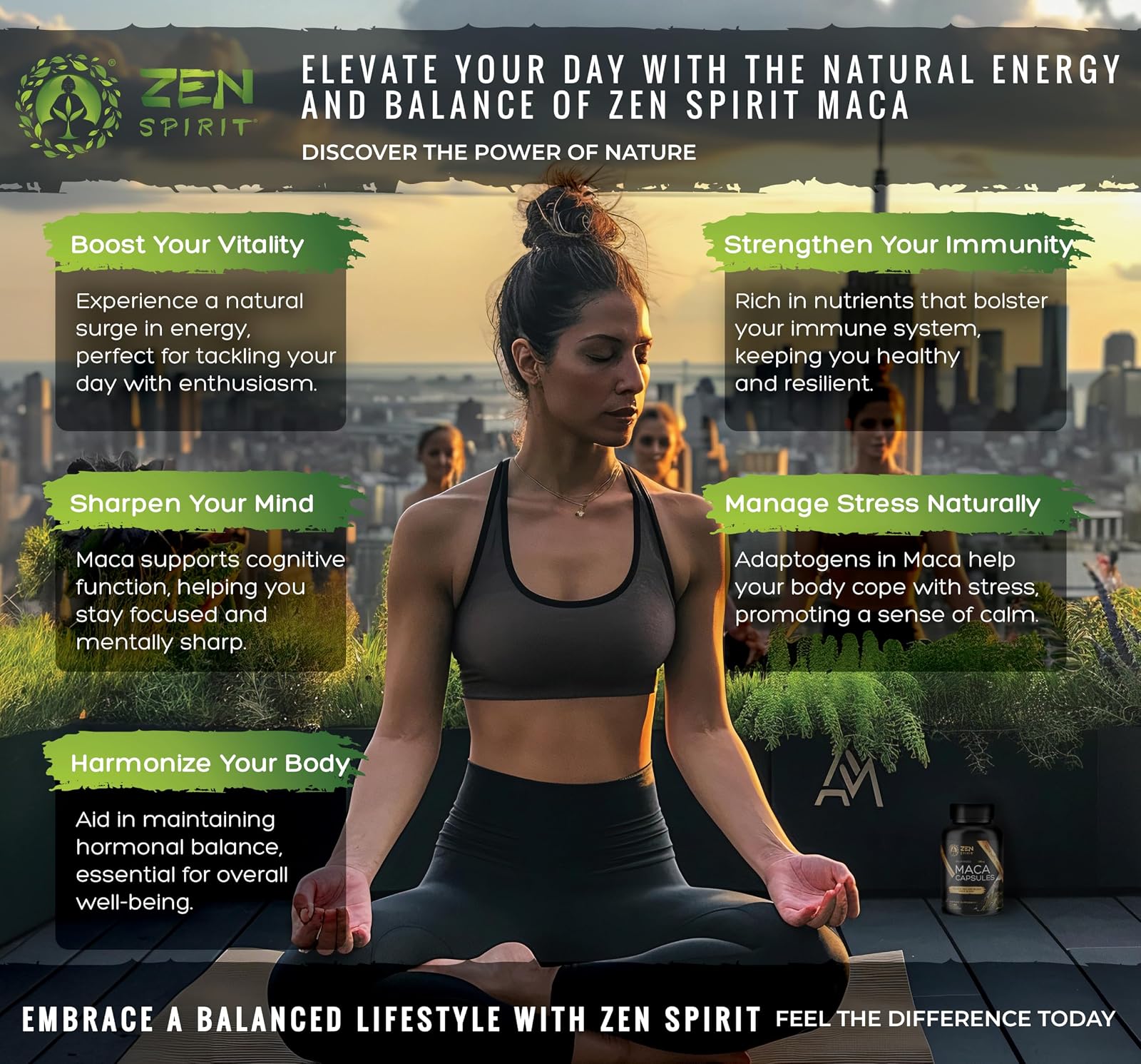 Zen Spirit maca powder for smoothies
