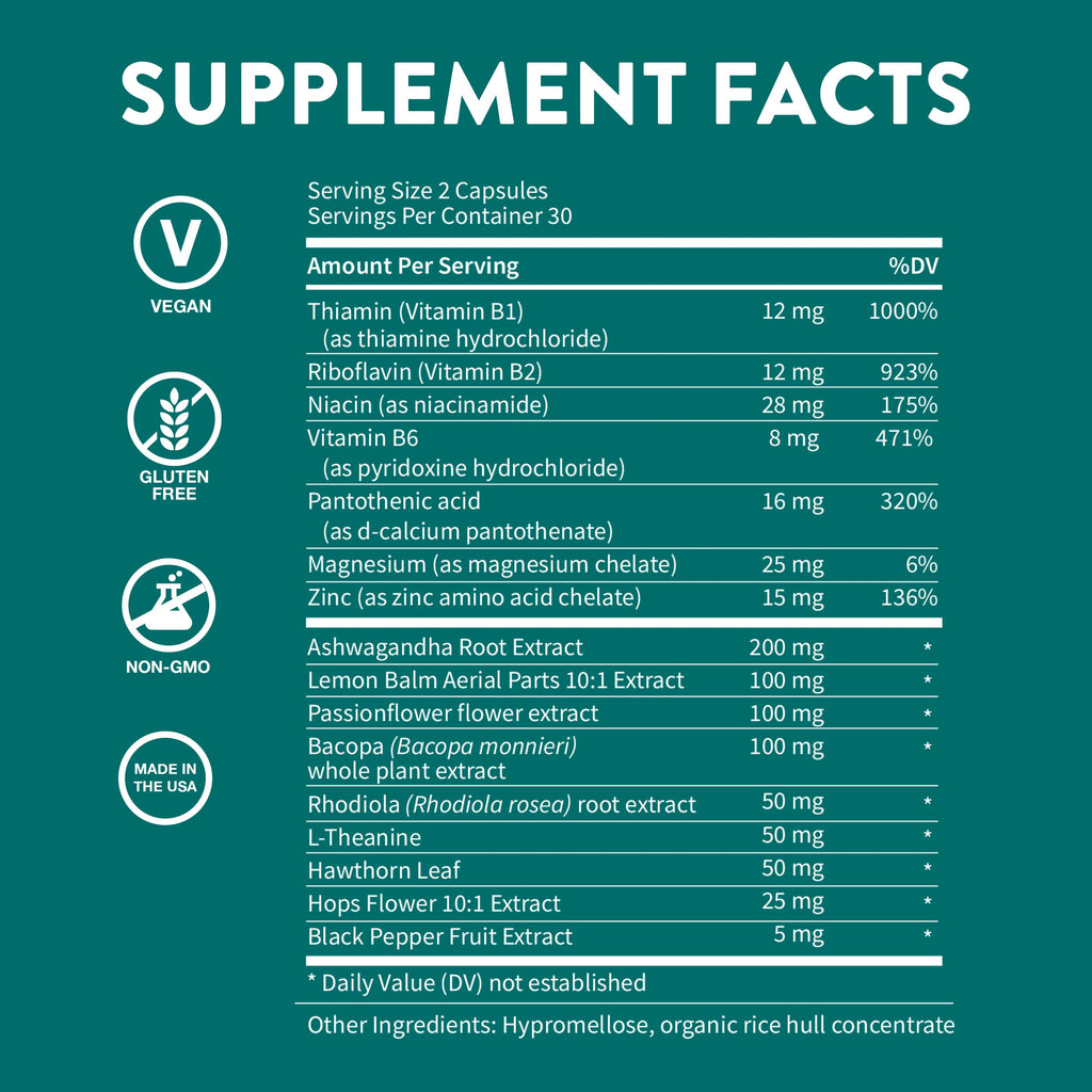 Zen Stress Relief supplement for emotional balance