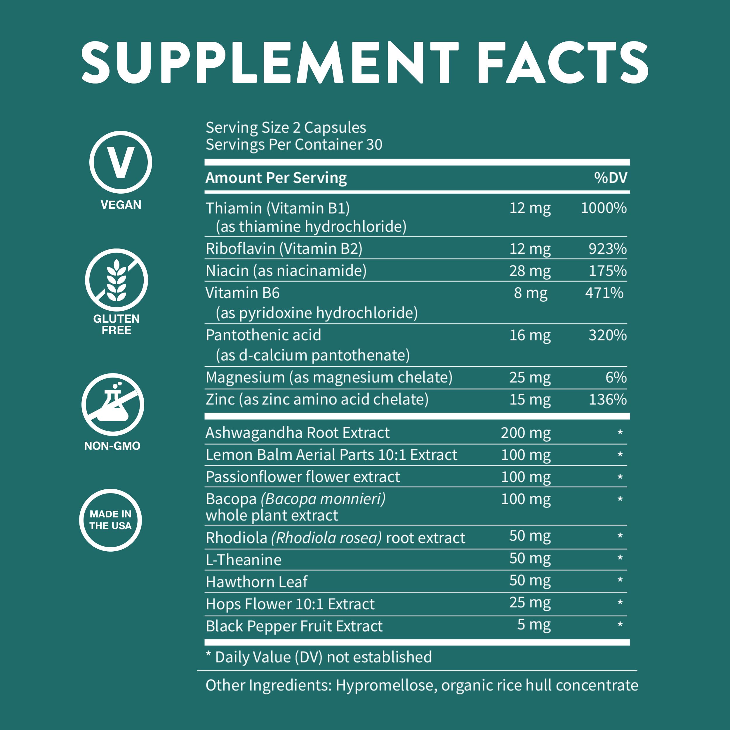 Zen Stress Relief supplement for emotional balance