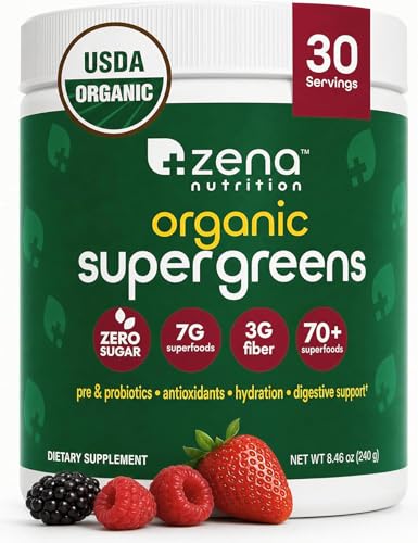 Zena Nutrition organic super greens powder