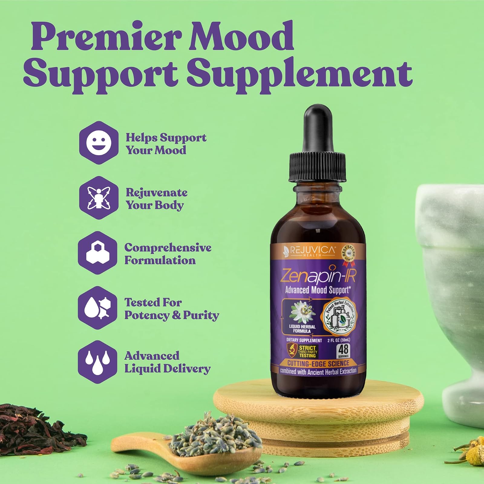Zenapin capsules for emotional balance