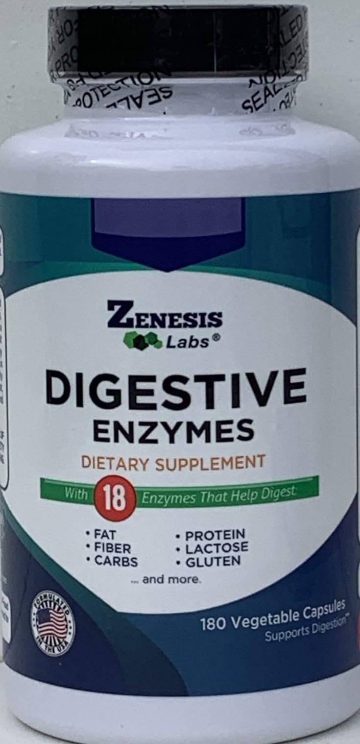 Zenesis Labs digestive enzymes capsules