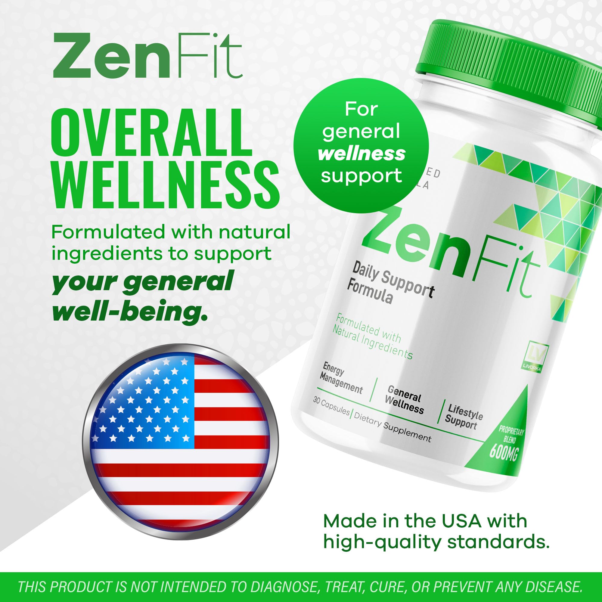 Zenfit capsules for immune system support