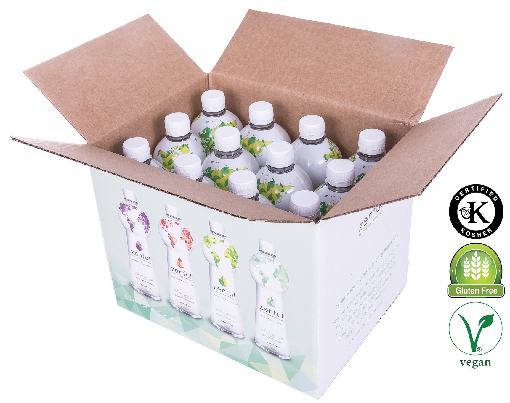 zenful water with cilantro