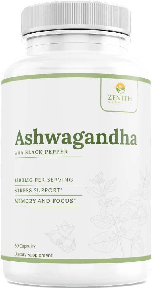 Zenith Vitality Ashwagandha capsules