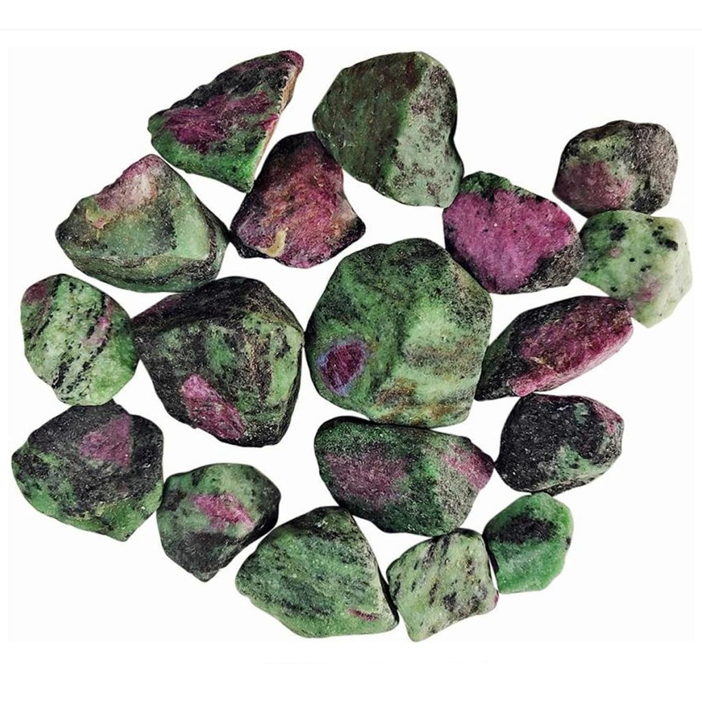 Zenkeeper Ruby Zoisite raw stones for beauty