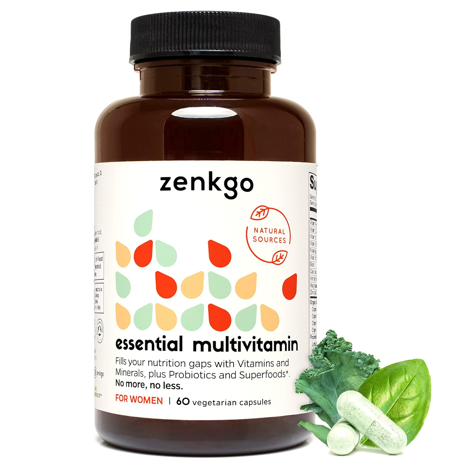 Zenkgo women's multivitamins with probiotics