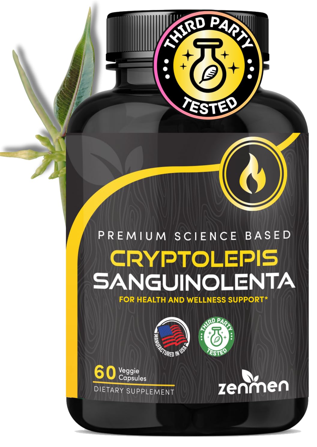 Zenmen Cryptolepis Sanguinolenta herbal capsules