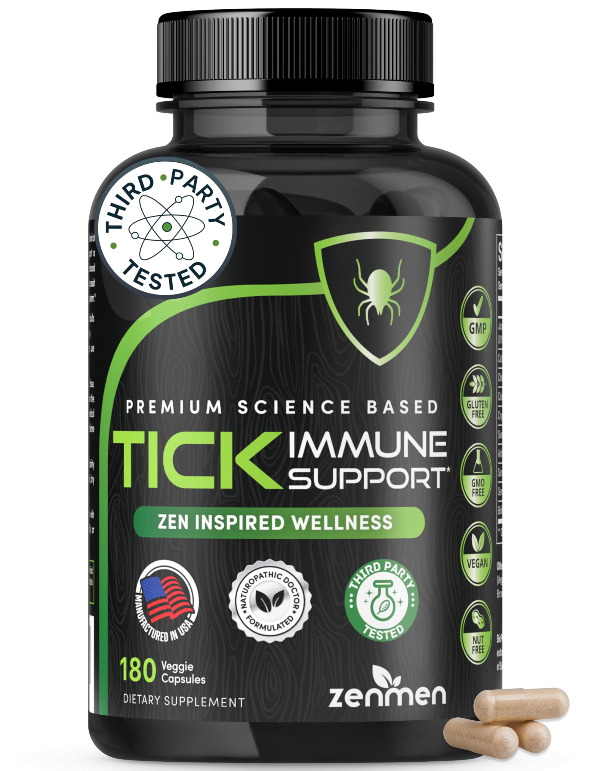 Zenmen Daily Tick immune support capsules