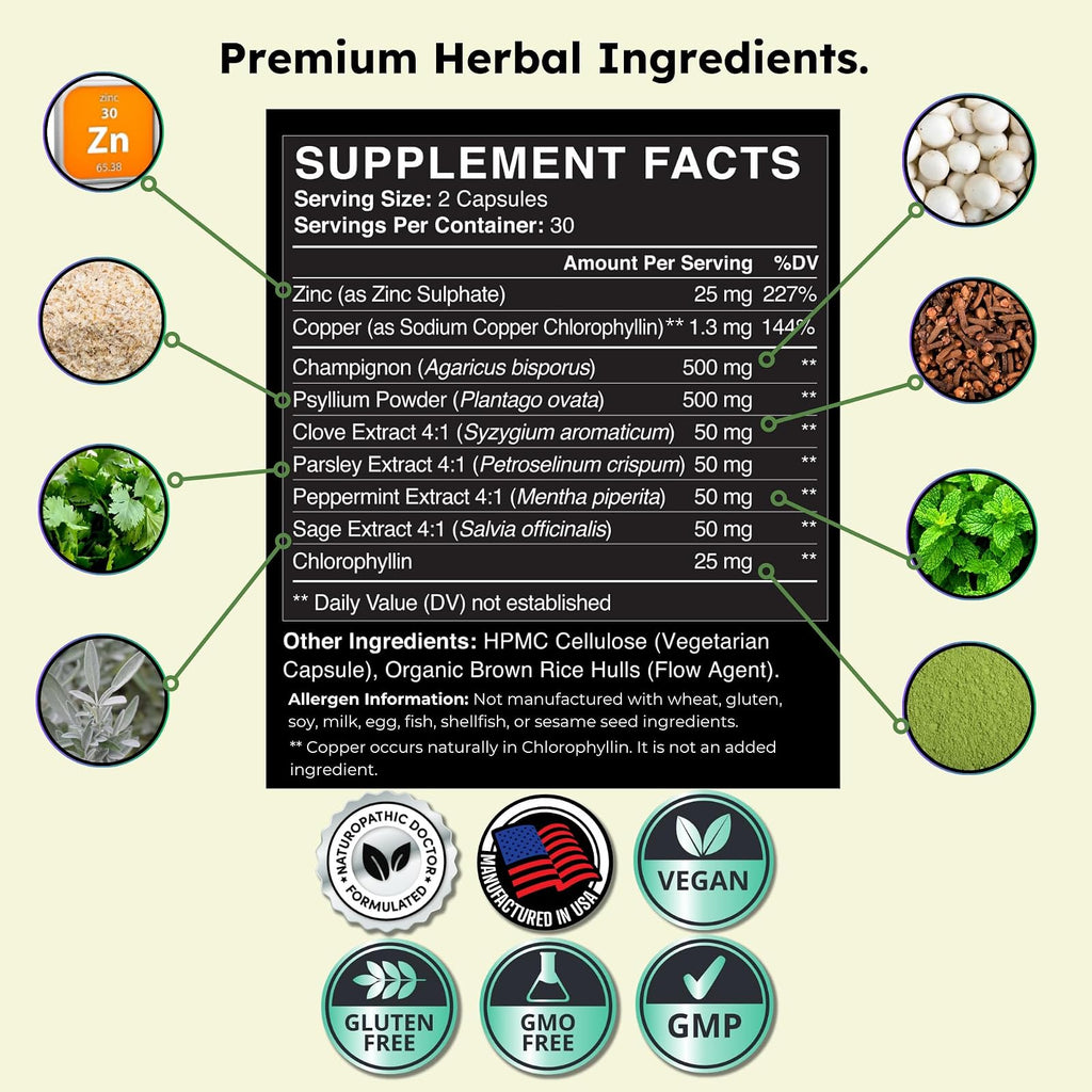 Zenmen herbal capsules for wellness