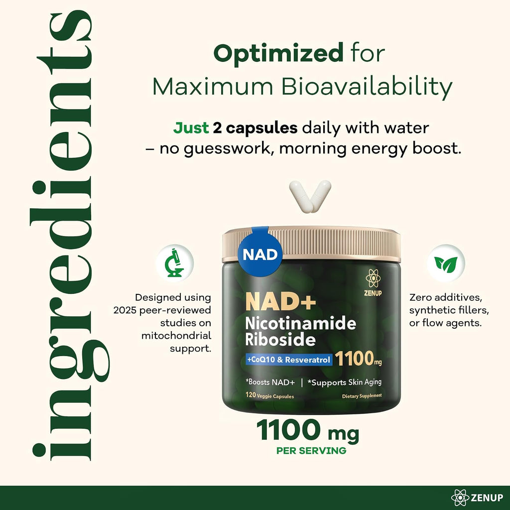 ZenUP liposomal nicotinamide benefits