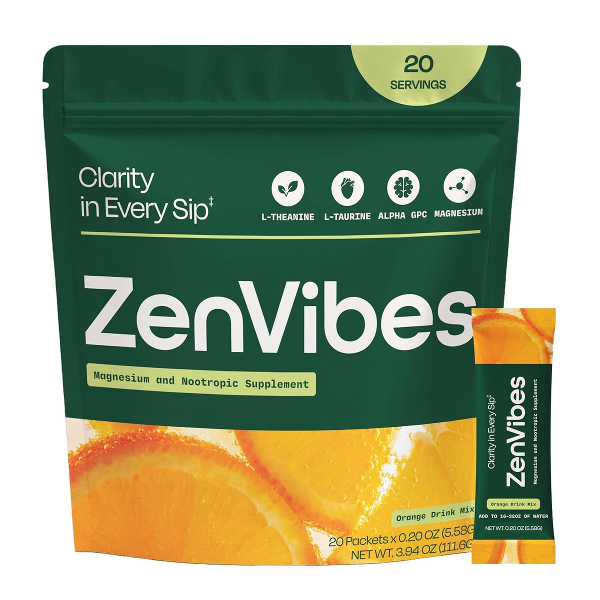 ZenVibes magnesium drink mix