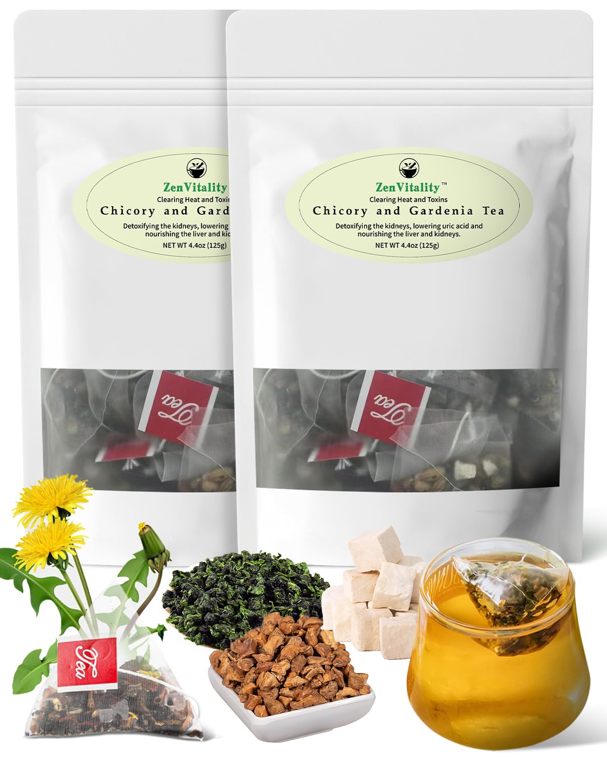 ZenVitality organic herbal tea bags
