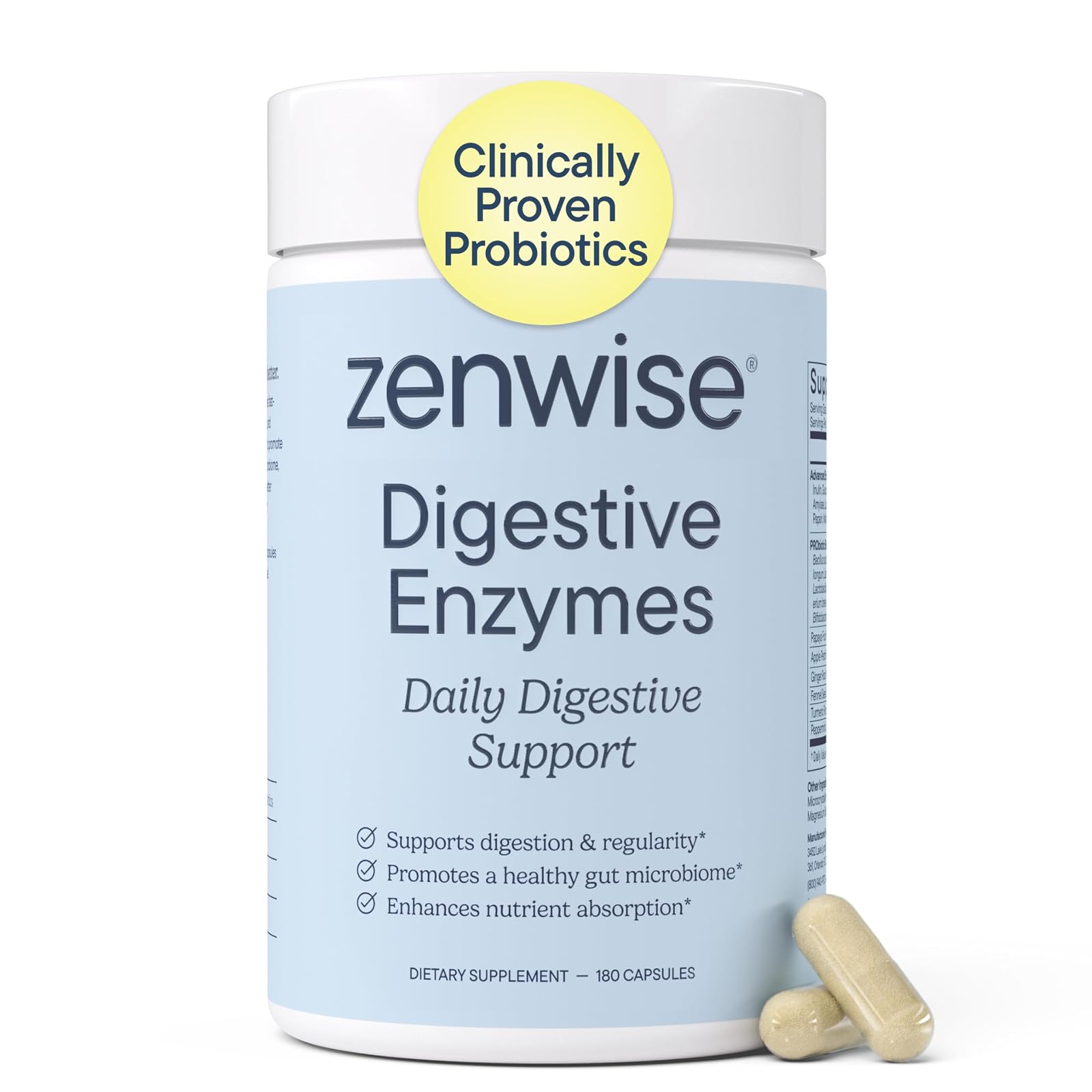 Zenwise Health digestive enzymes capsules