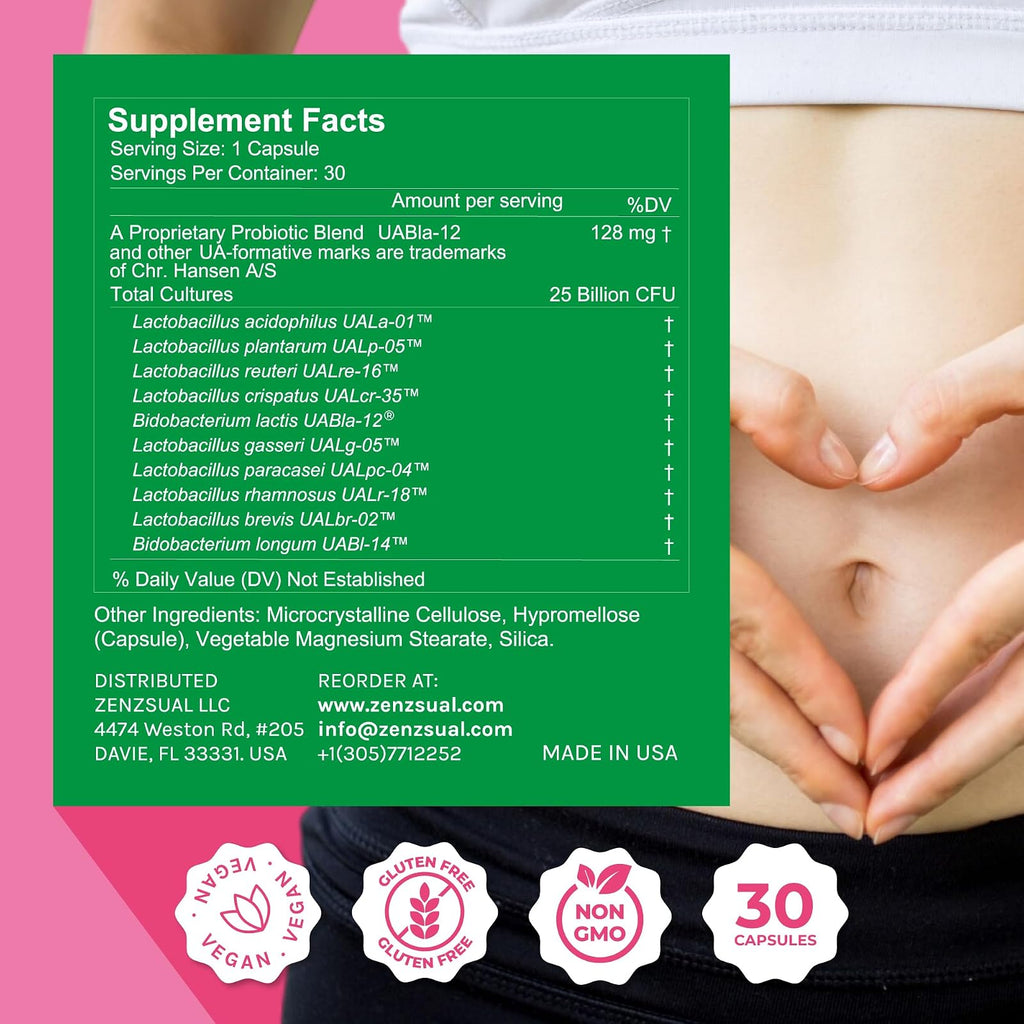 ZENZSUAL Zenbiotic for overall gut support