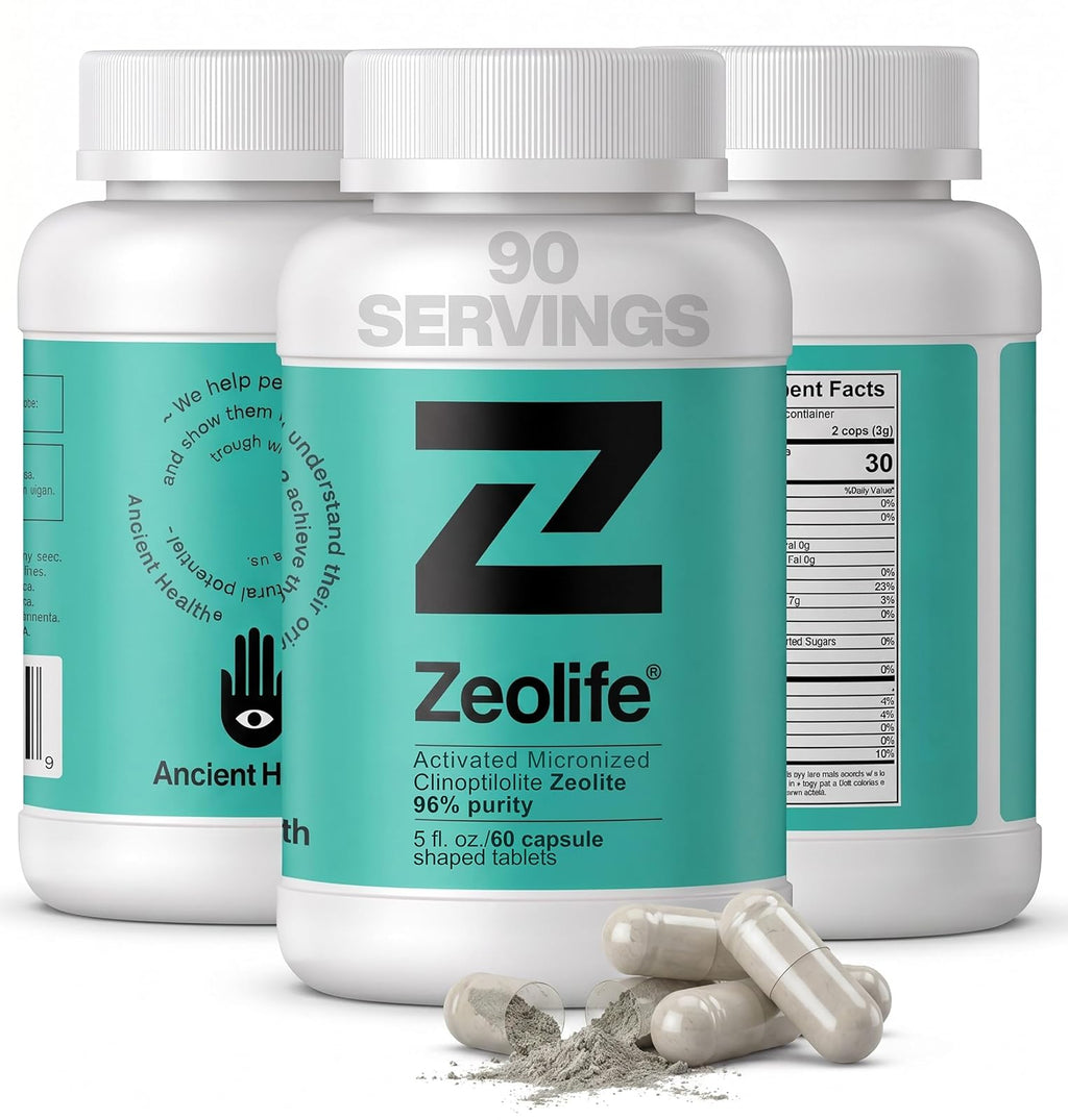 Zeolite Clinoptilolite detox capsules