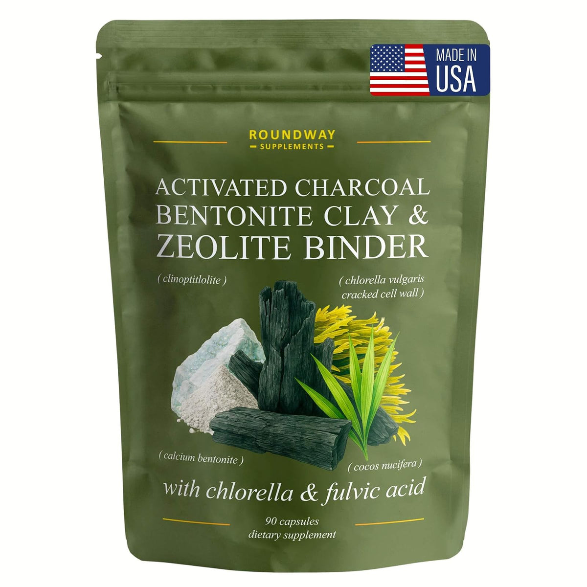 Zeolite detox capsules for cleansing