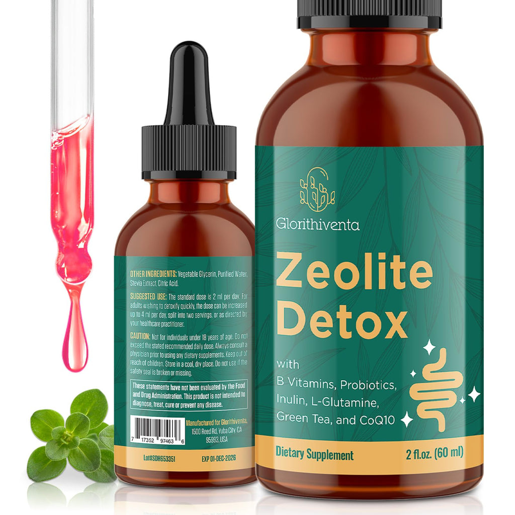 zeolite detox liquid drops vitamin b complex