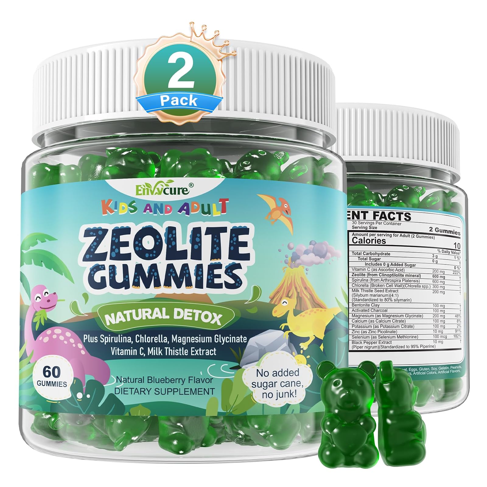 Zeolite Detox multivitamins for wellness