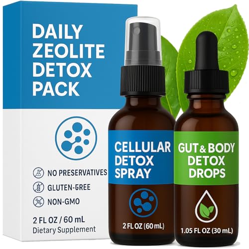 Zeolite detox pack liquid drops