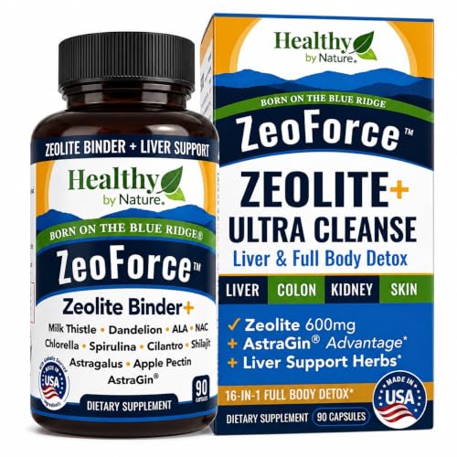 Zeolite liver cleanse capsules